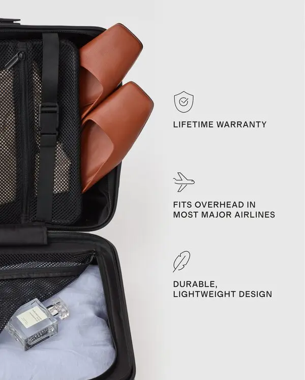 Quince Polycarbonate Carry-on Suitcase - Navy