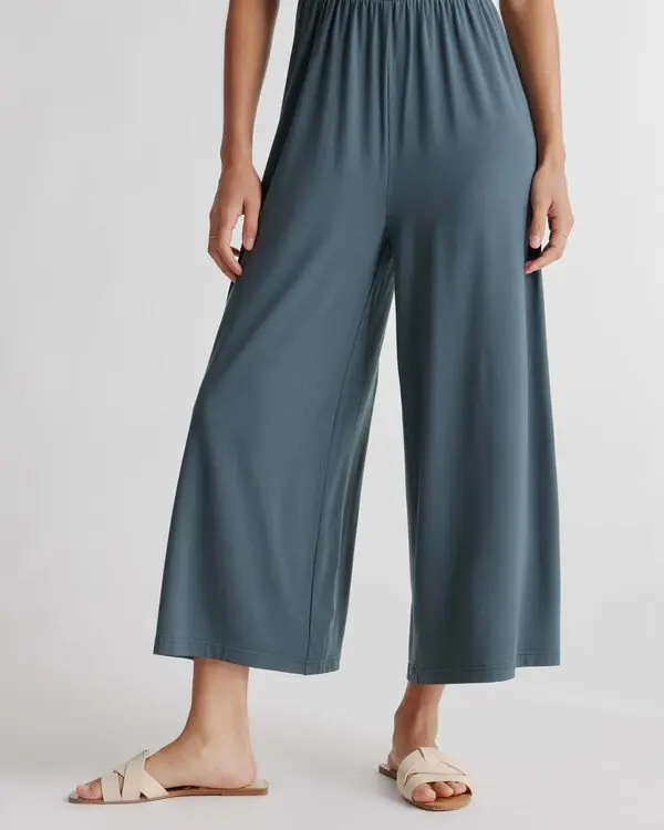 Quince Tencel Jersey Wide Leg Jumpsuit