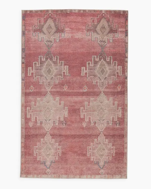 Quince Cali Performance Rug - Baroque Rose
