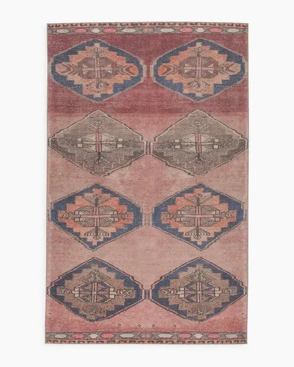 Quince Celeste Performance Rug - Baroque Rose