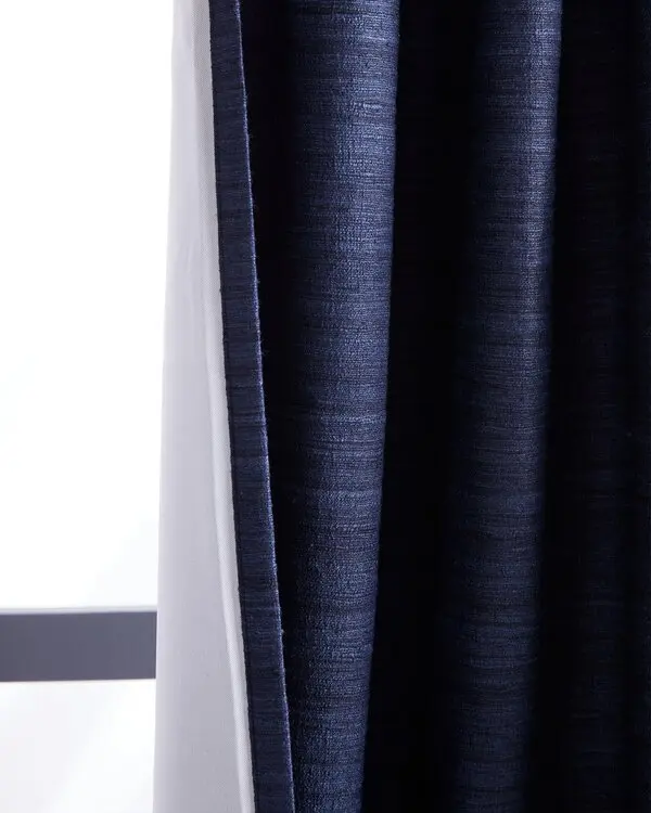 Quince Raw Silk Room Darkening Curtain Single Panel