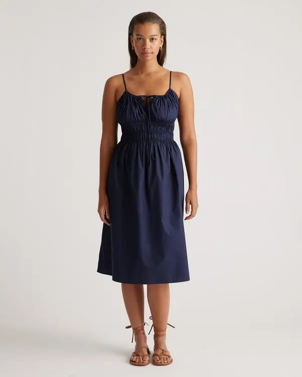 Quince Keyhole Midi Dress