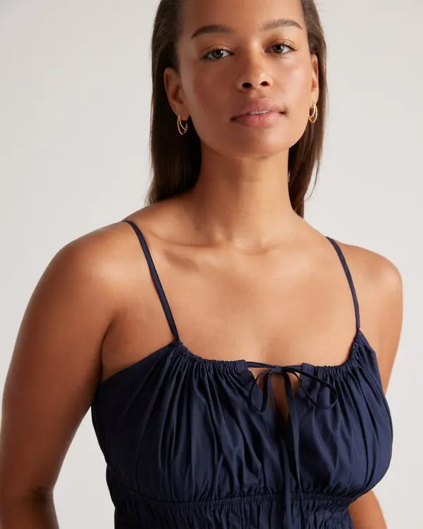 Quince Keyhole Midi Dress