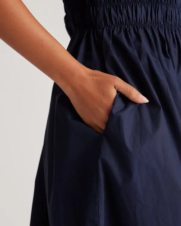 Quince Keyhole Midi Dress