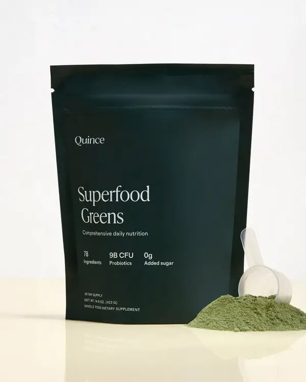 Quince Daily Superfood Greens, Vitamins - One-color