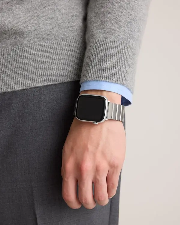 Quince Titanium Smartwatch Band - Silver