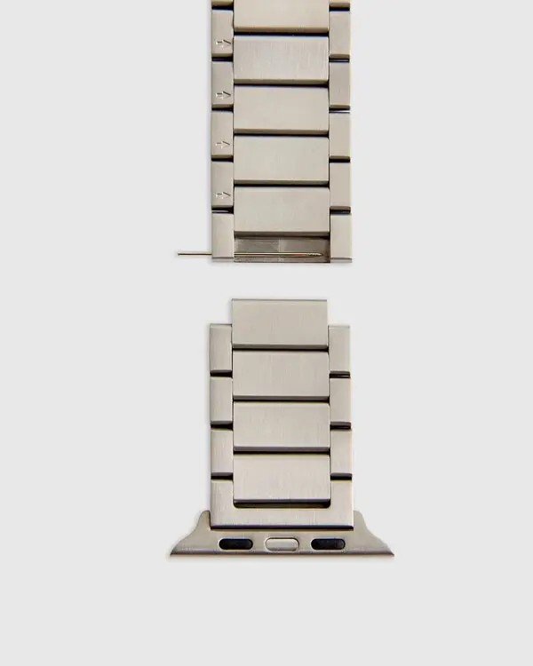 Quince Titanium Smartwatch Band - Silver
