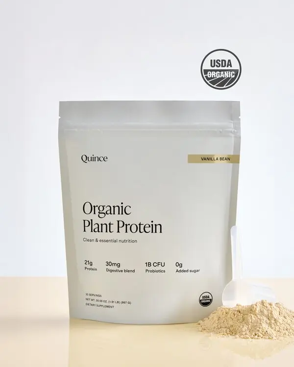 Quince Certified Organic Plant Protein - Vanilla Bean