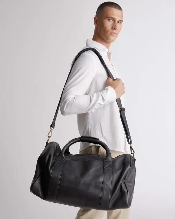 Quince Nappa Leather Duffle Bag