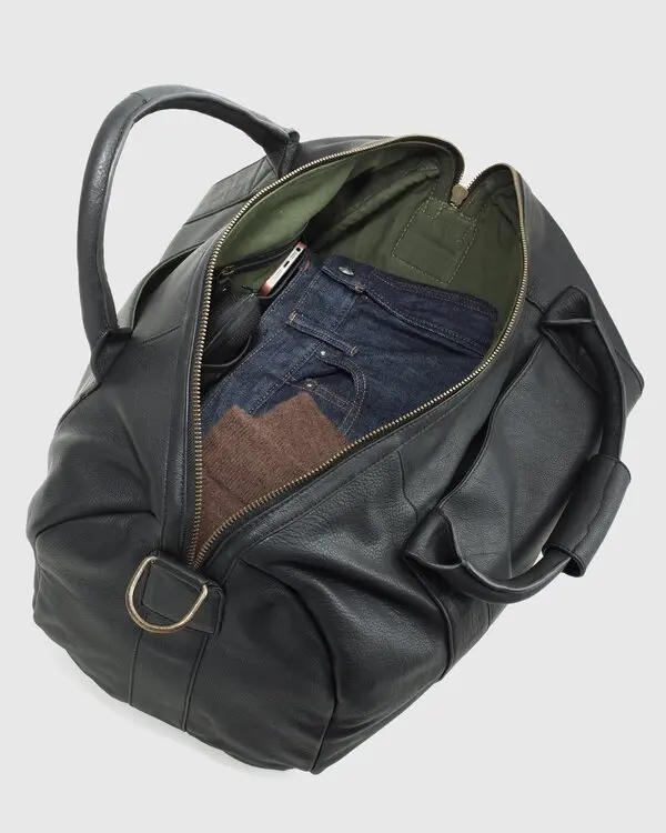 Quince Nappa Leather Duffle Bag