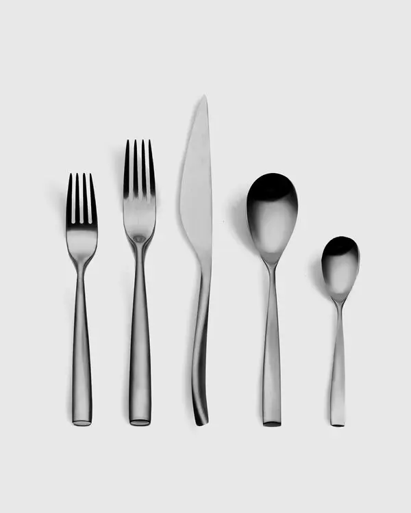 Quince Mepra Arte Flatware 20-pc Set - Brushed Stainless Steel