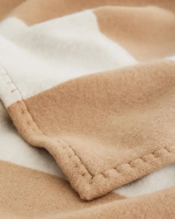 Quince Merino Wool & Cashmere Luxury Throw - Camel