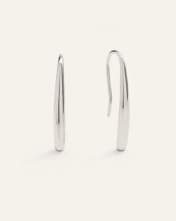 Quince Threader Drop Earrings In And - Sterling Silver