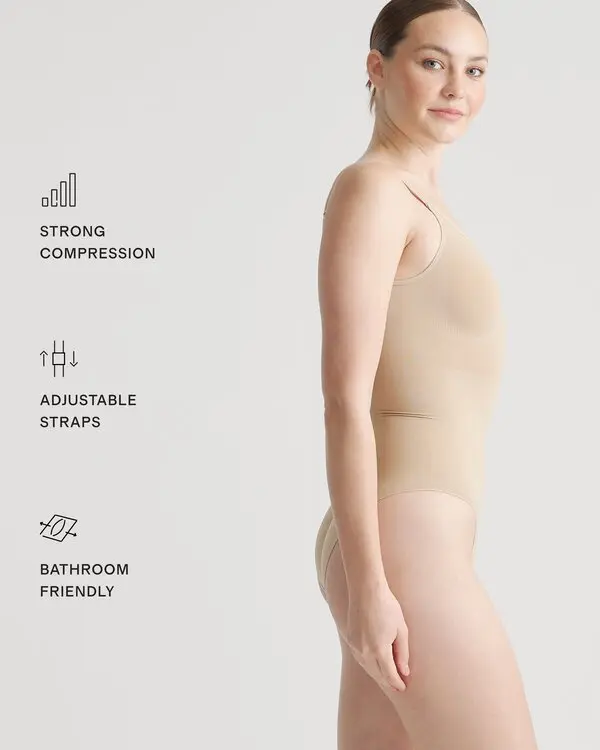 Quince Sculpting Bodysuit - Clay