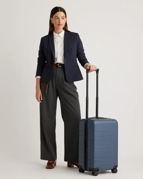 Quince Expandable Small Carry-on Suitcase - Navy