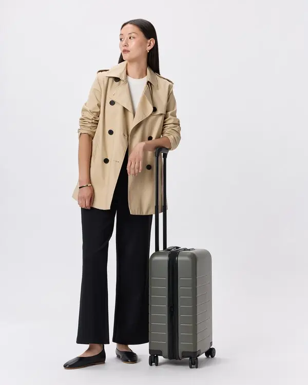 Quince Expandable Small Carry-on Suitcase - Olive