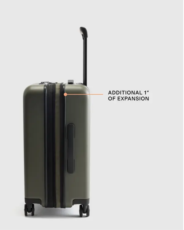 Quince Expandable Small Carry-on Suitcase - Olive