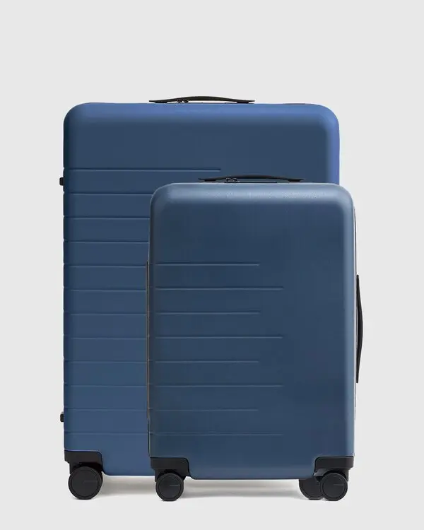 Quince Carry-on And Large Check-in Suitcase Set - Navy