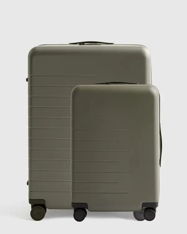 Quince Carry-on And Large Check-in Suitcase Set - Olive