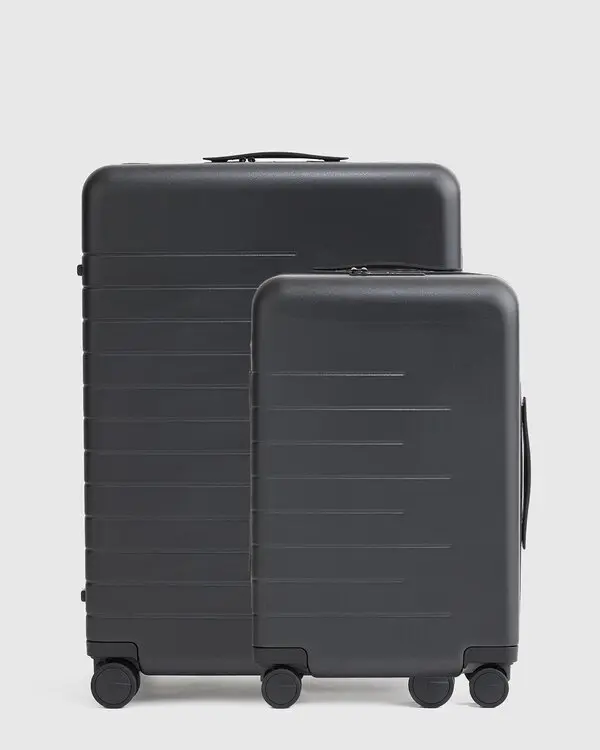 Quince Luggage Set - Black