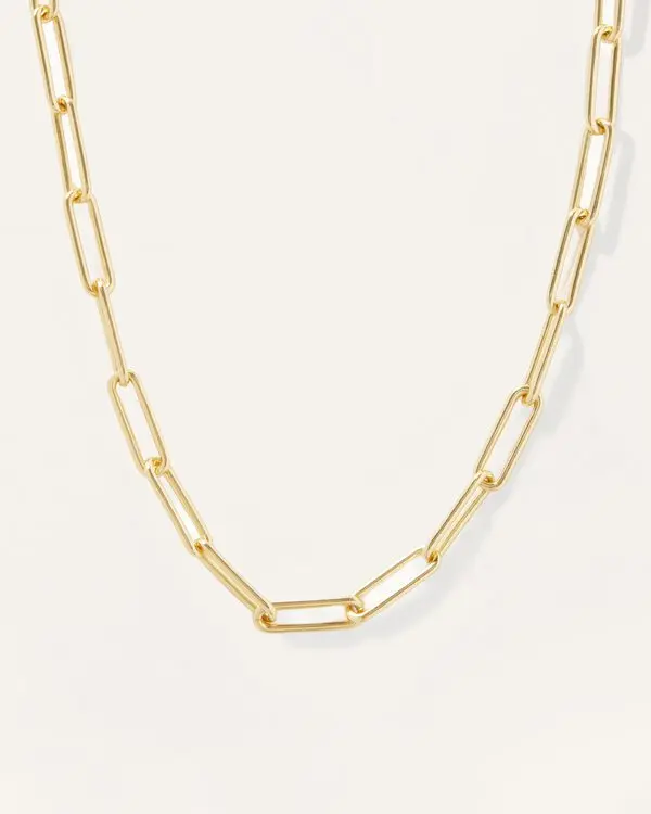 Quince Bold Paperclip Chain Necklace - Gold Vermeil