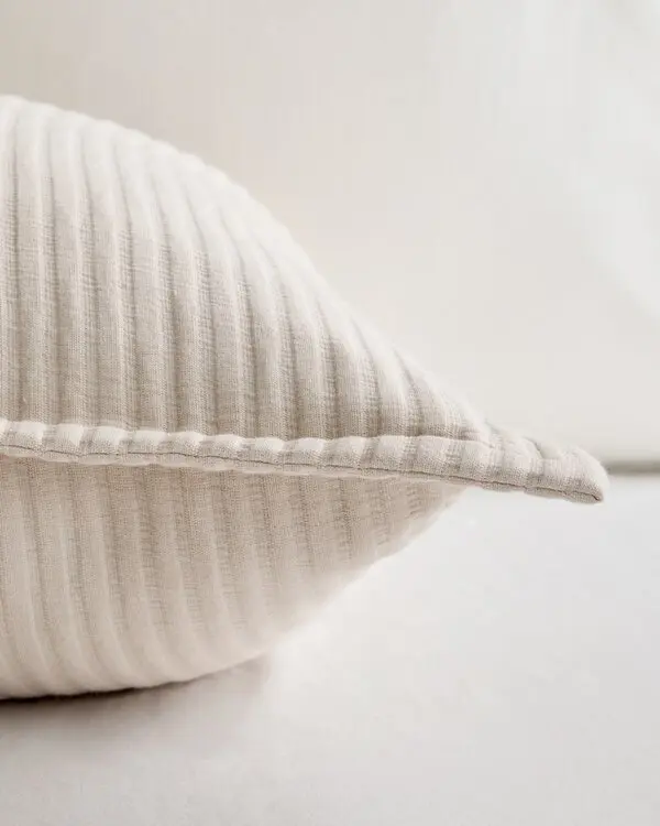 Quince Matelasse Sham - Sand