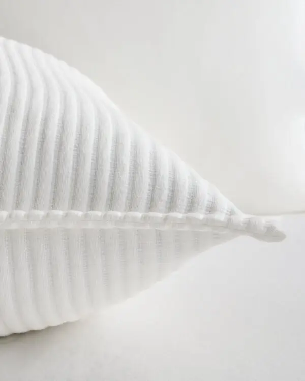 Quince Matelasse Sham - White