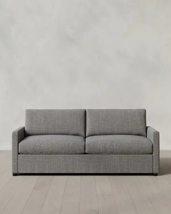 Quince Brennan Sofa In Performance Chenille Linen Blend - Slate