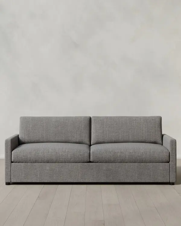 Quince Brennan Sofa In Performance Chenille Linen Blend - Slate