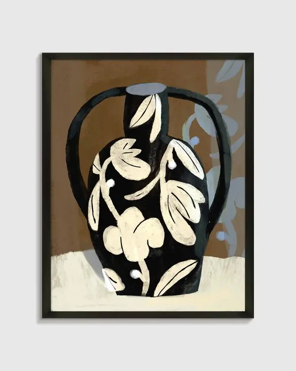 Quince Ornamental Vase Marco Marella - Black