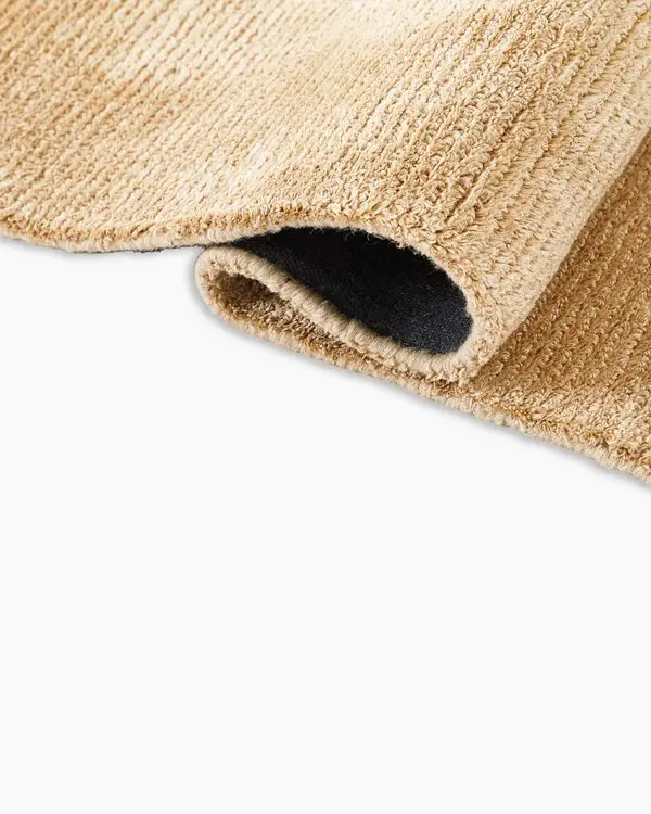 Quince Ace Washed Jute Rug - Wheat