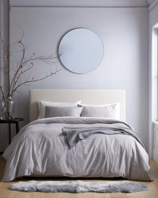 Quince Mongolian Cashmere Cotton Duvet Cover Set - Grey