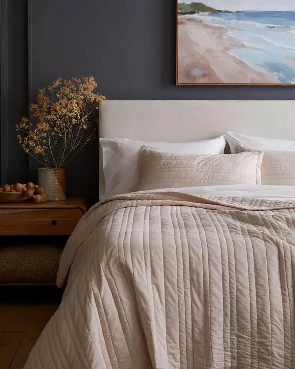 Quince Stripe Stitch Quilt Set