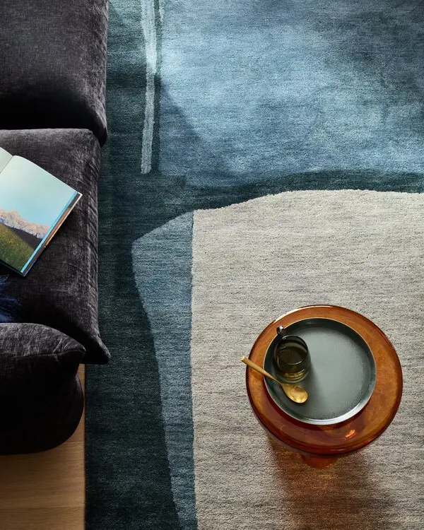 Quince Velzy Wool Rug - Blue