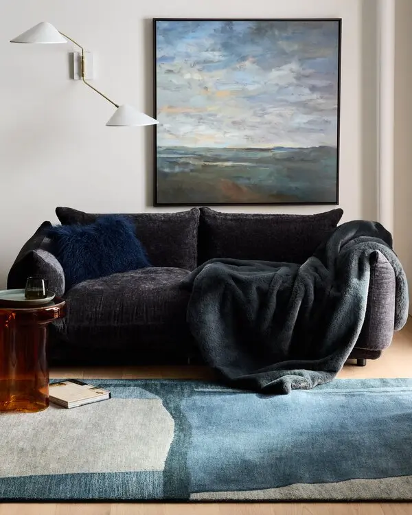 Quince Velzy Wool Rug - Blue