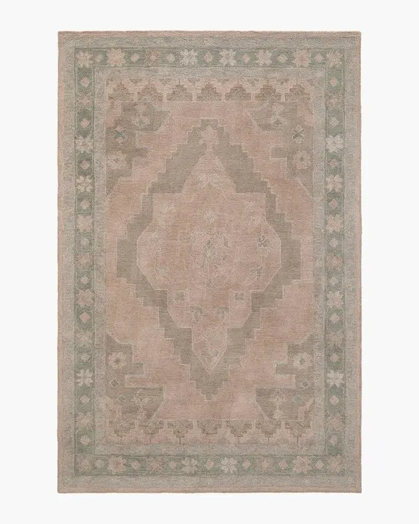 Quince Ami Wool Rug - Soft Blush