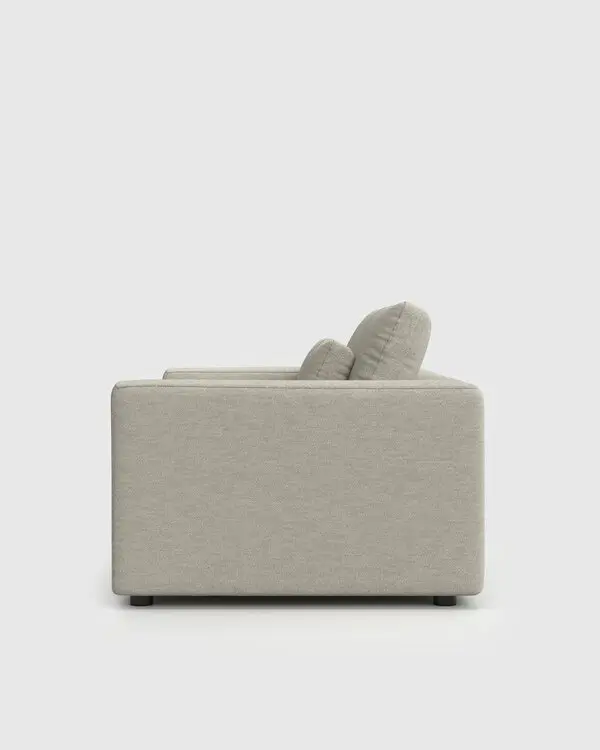 Quince Ashford Deep Seat Performance Basketweave Sofa - Ash
