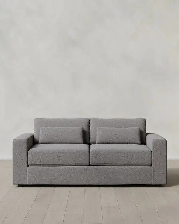 Quince Ashford Deep Seat Sofa In Performance Basketweave - Ash