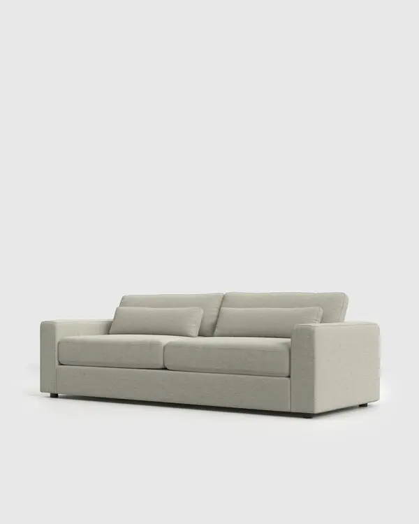 Quince Ashford Deep Seat Performance Basketweave Sofa - Ash