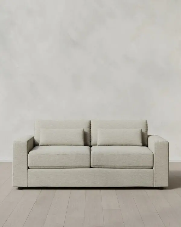 Quince Ashford Deep Seat Sofa In Performance Basketweave - Flax