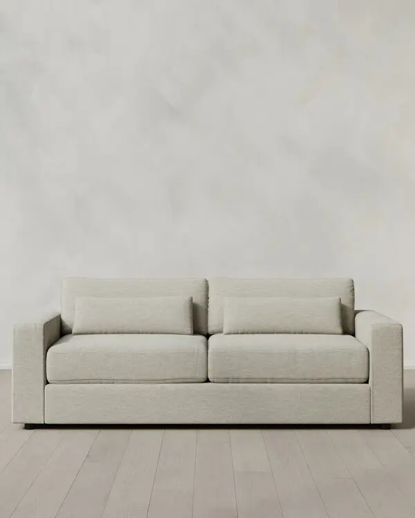 Quince Ashford Deep Seat Performance Basketweave Sofa - Flax