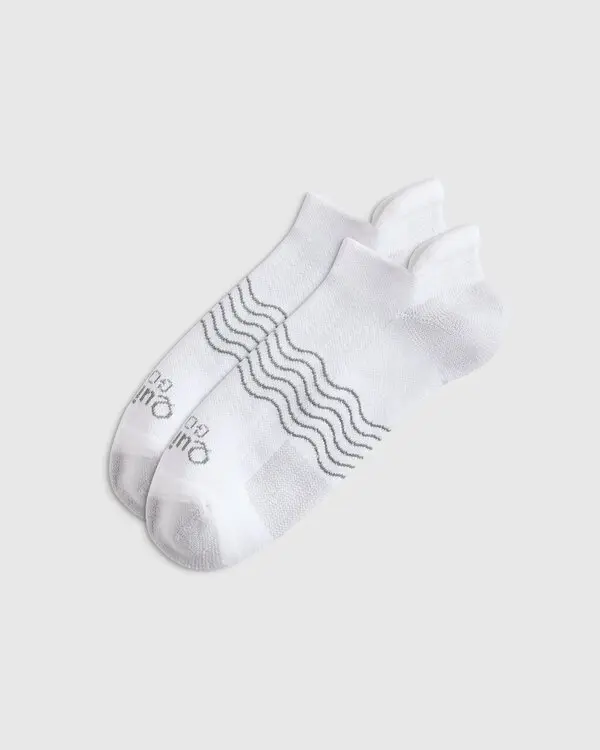 Quince Performance Golf Ankle Socks 4-pack - White