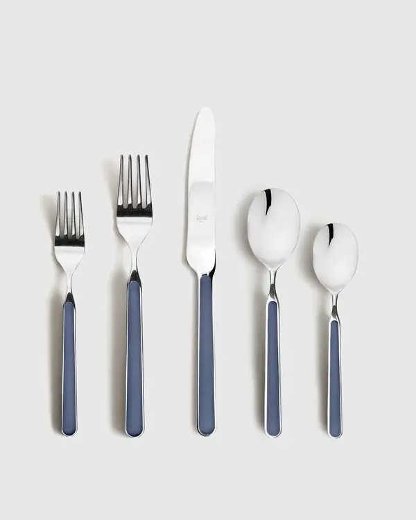 Quince Mepra Fantasia Flatware 20-pc Set - Cobalt