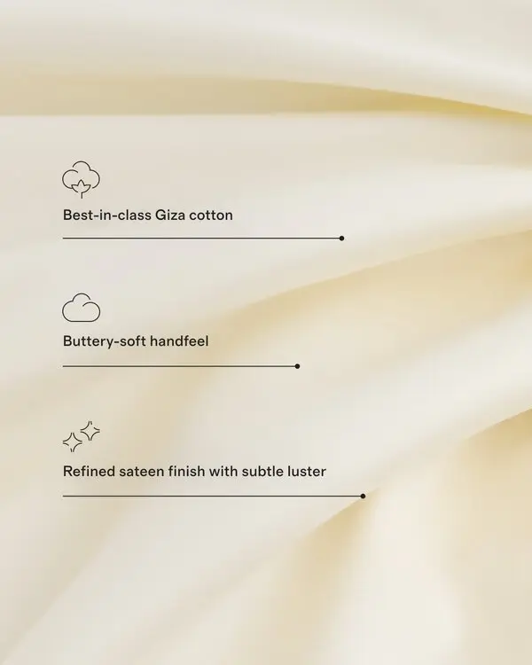 Quince Signature Giza Cotton Sateen Fitted Sheet Set - Espresso