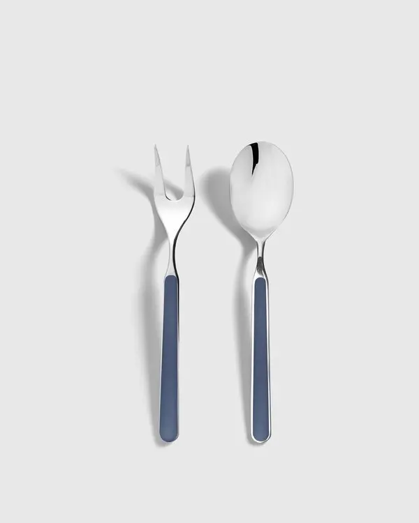 Quince Fantasia 2-pc Serving Utensil Set Mepra - Cobalt
