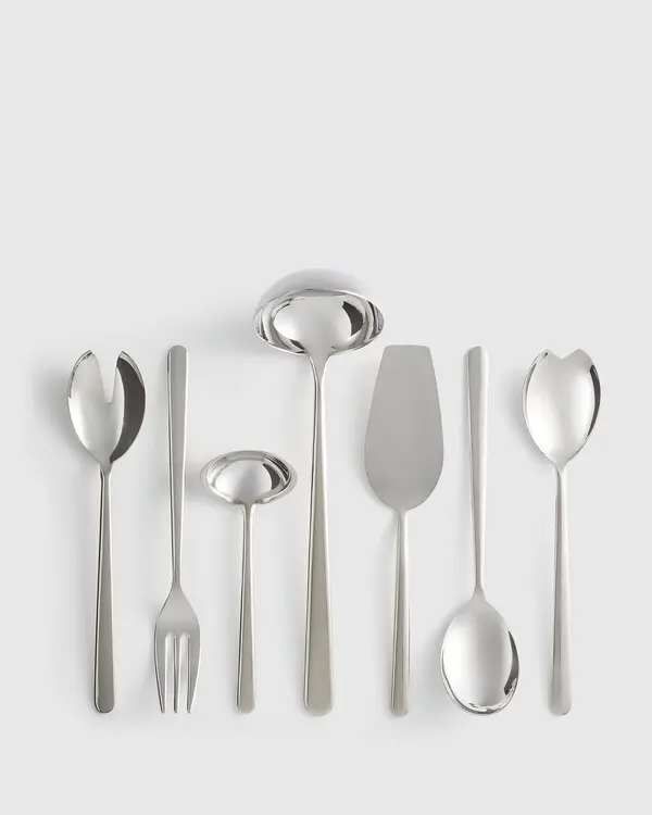 Quince Mepra Linea 7-pc Serving Utensil Set - Polished Stainless Steel