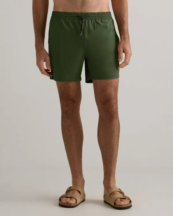 Quince Italian Swim Trunks 5.5 - Olive