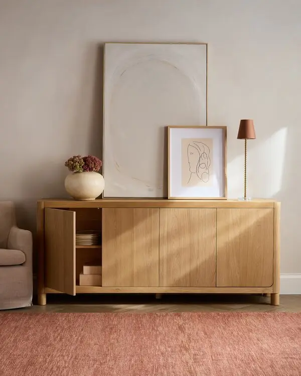 Quince Rustic Oak Sideboard