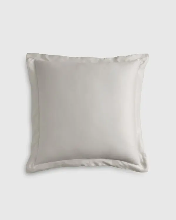 Quince Signature Giza Cotton Sateen Sham - Light Grey