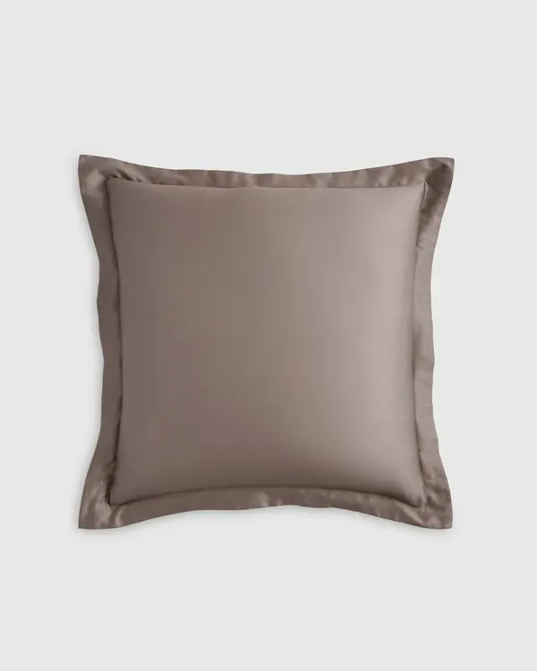Quince Signature Giza Cotton Sateen Sham - Stone